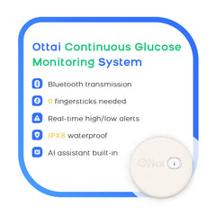 Ottai Continuous Glucose Monitoring System – Ottai PH